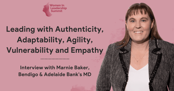 MD of Bendigo & Adelaide Bank Marnie Baker on the value of authenticity