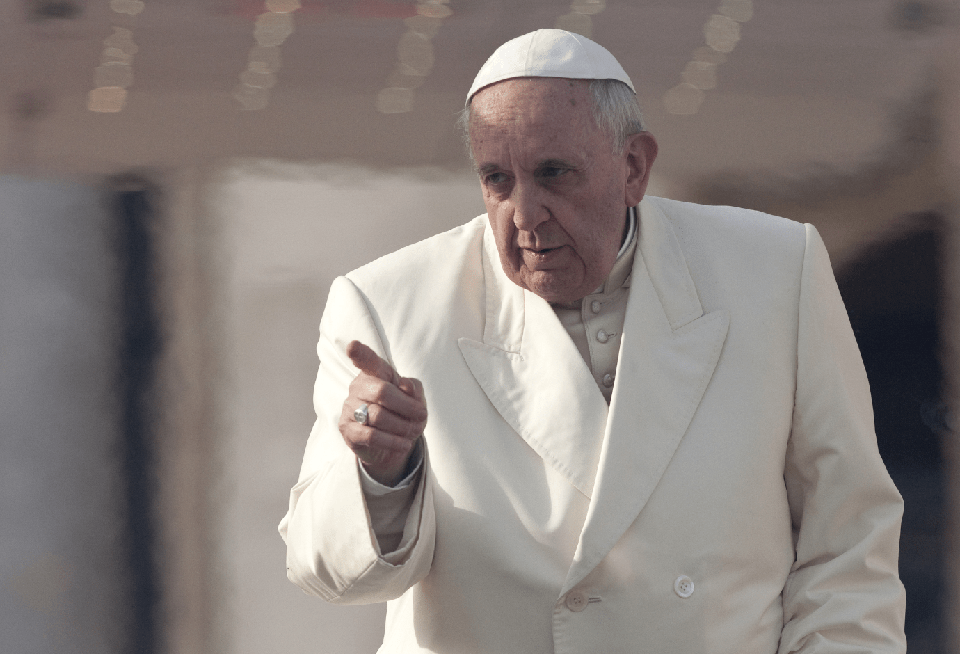 'Almost satanic': Pope Francis condemns violence against women