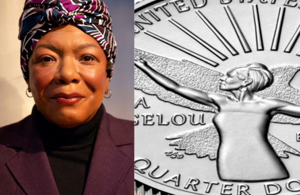 Maya Angelou immortalised as first African American woman on a US ...