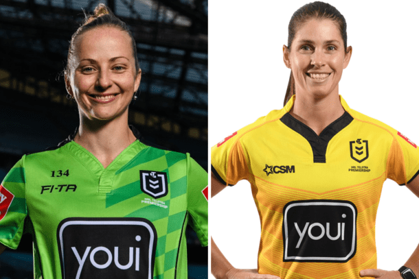 History-making: Belinda Sharpe and Kasey Badger appointed to referee ...