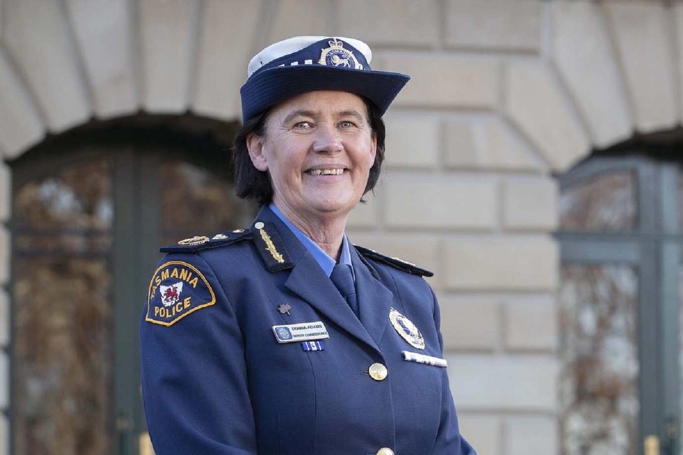 Donna Adams has become Tasmania's first female Commissioner of Police