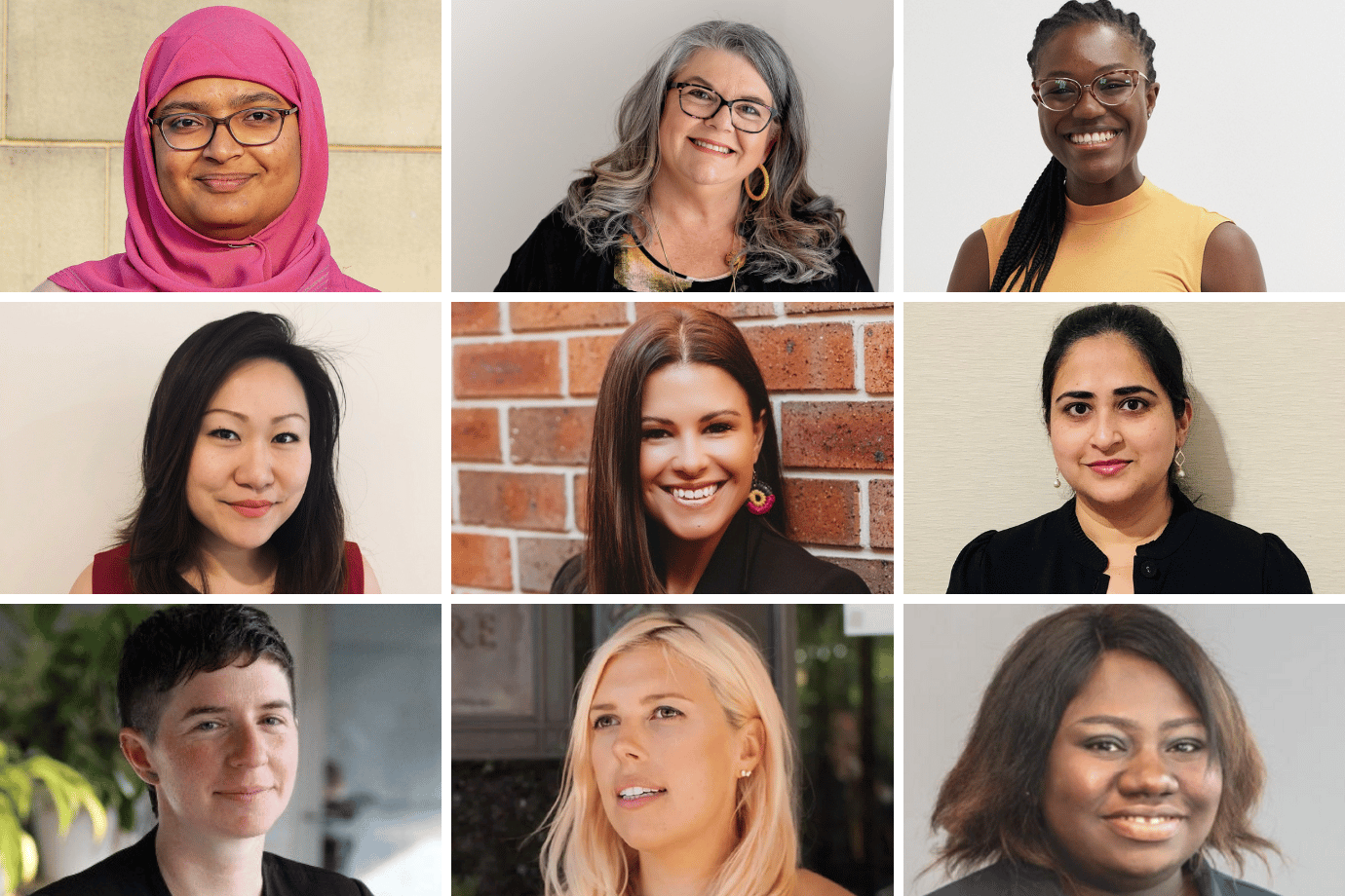The nine winners of the 2022 Women's Agenda Leadership Awards
