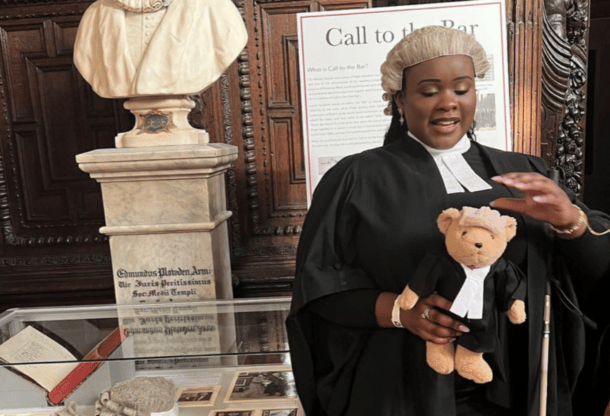 Jessikah Inaba becomes the UK's first blind, black female barrister