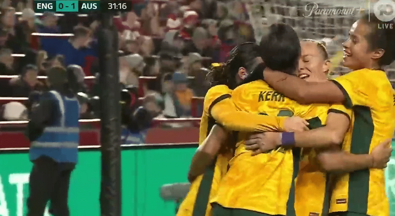 Matildas pull off stunning 2-0 victory over England Matildas pull off stunning 2-0 victory over England