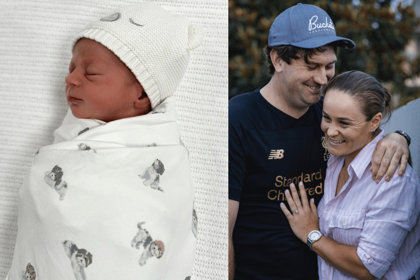 Ash Barty welcomes a baby boy into the world