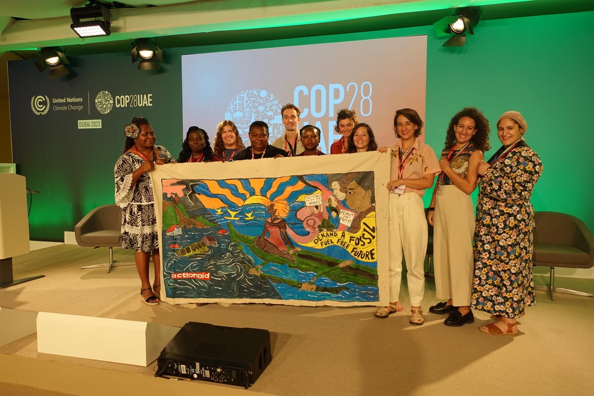 Record number of fossil-fuel lobbyists present won't stop women getting heard