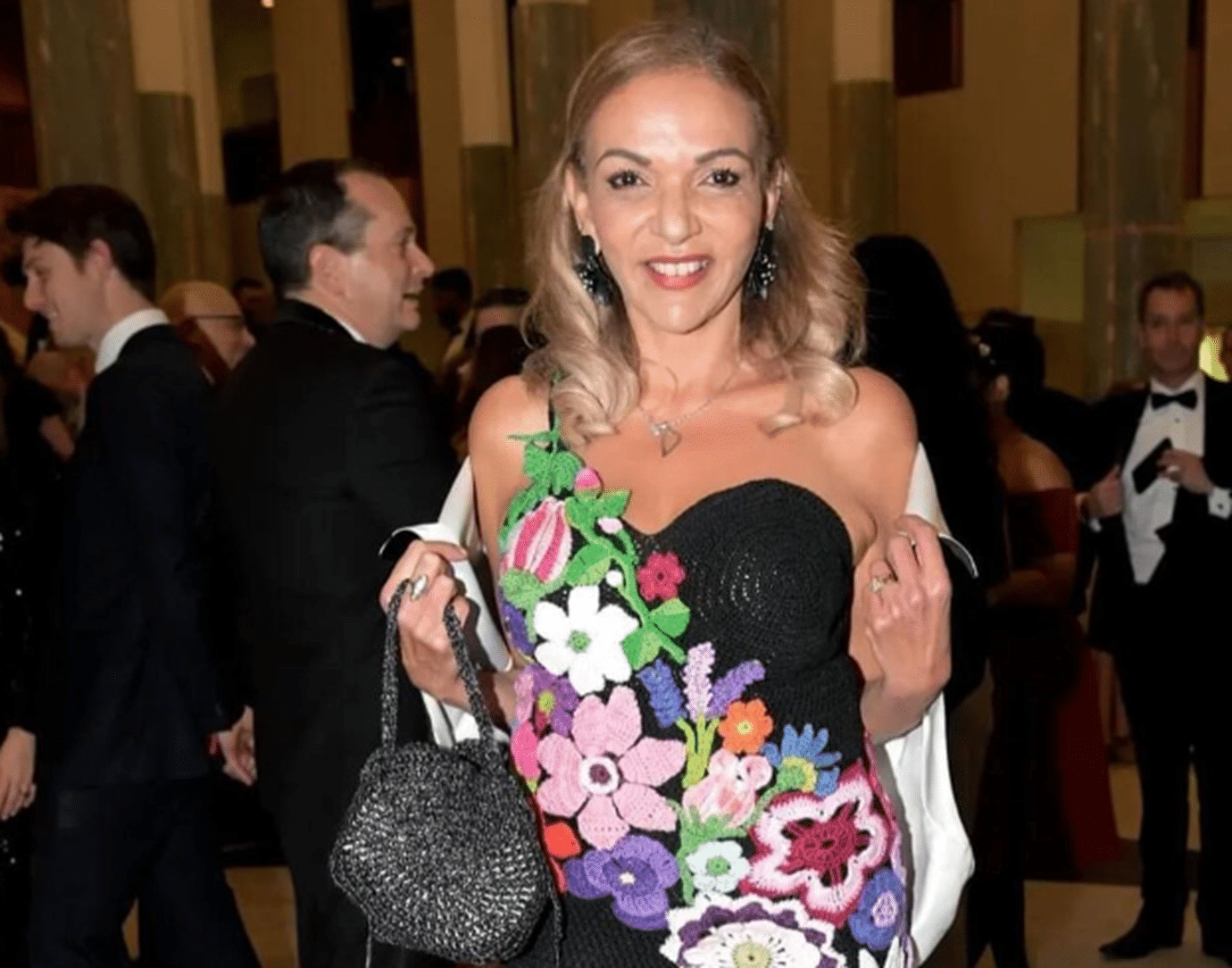 Dr Anne Aly crafts gown honouring victims of domestic violence