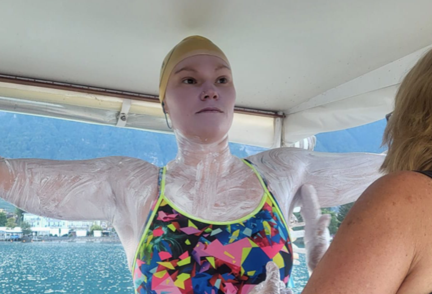 British swimmer Sam Farrow breaks lake-swim record