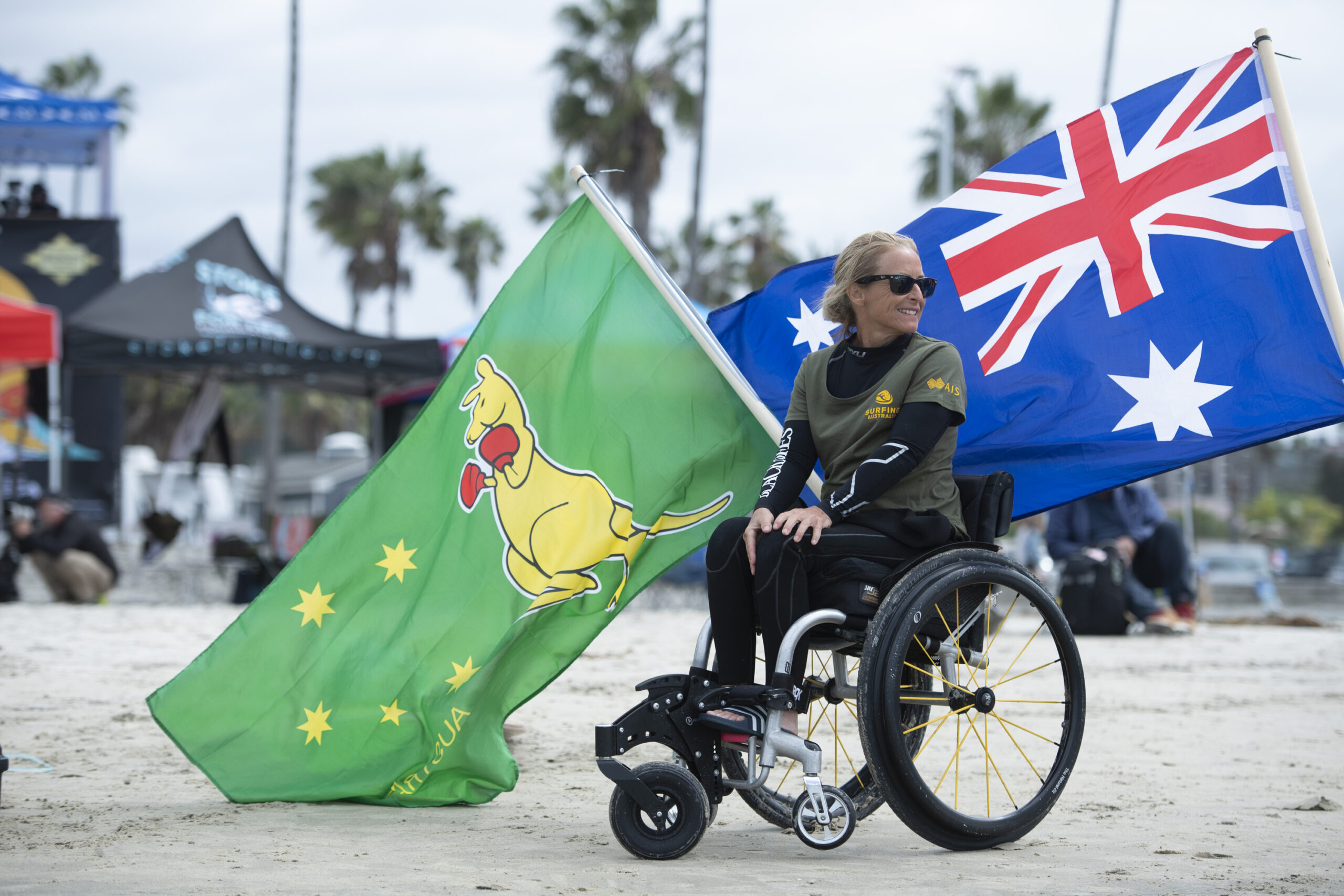 How world para surfing champion Sam Bloom found purpose through sport