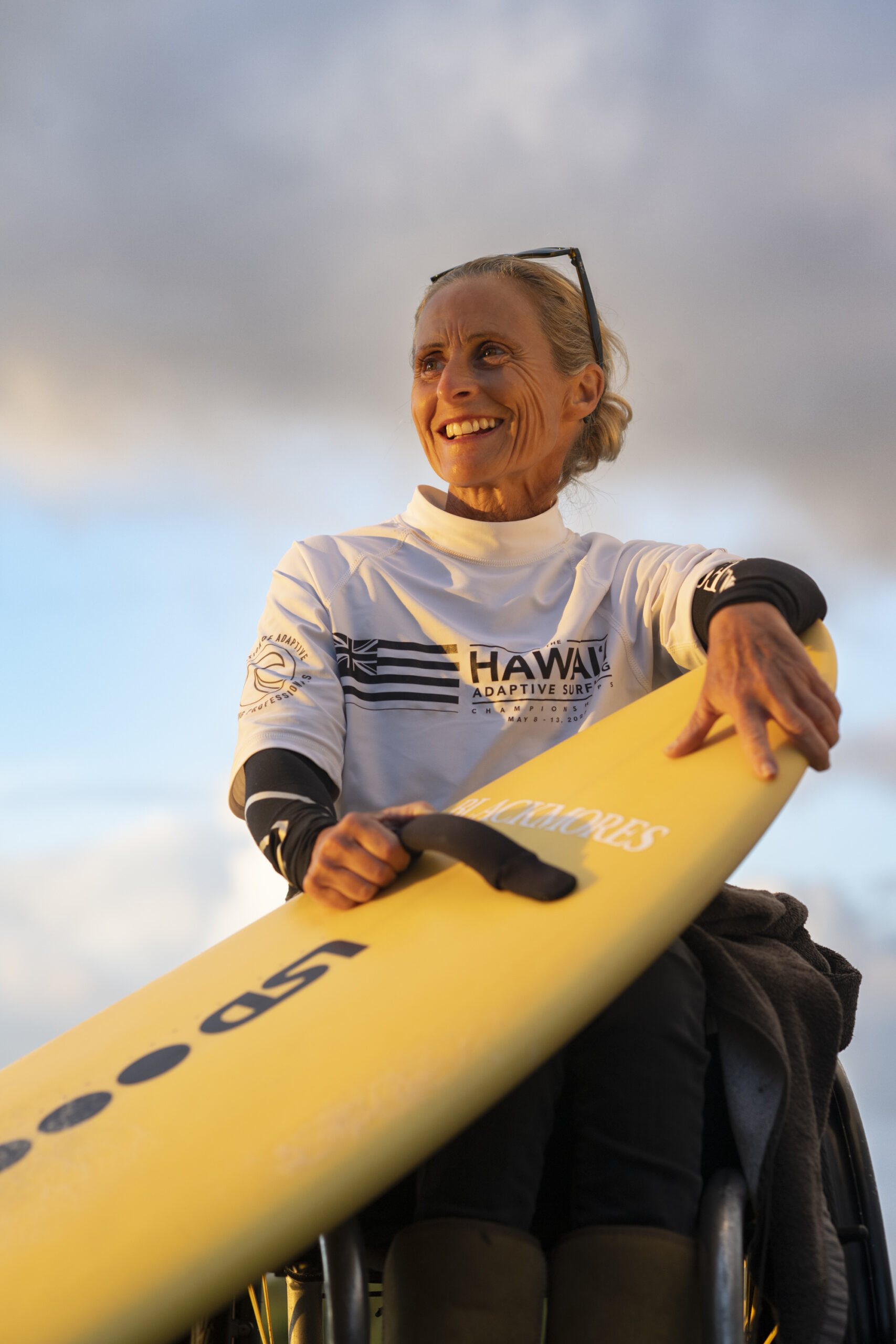 How world para surfing champion Sam Bloom found purpose through sport
