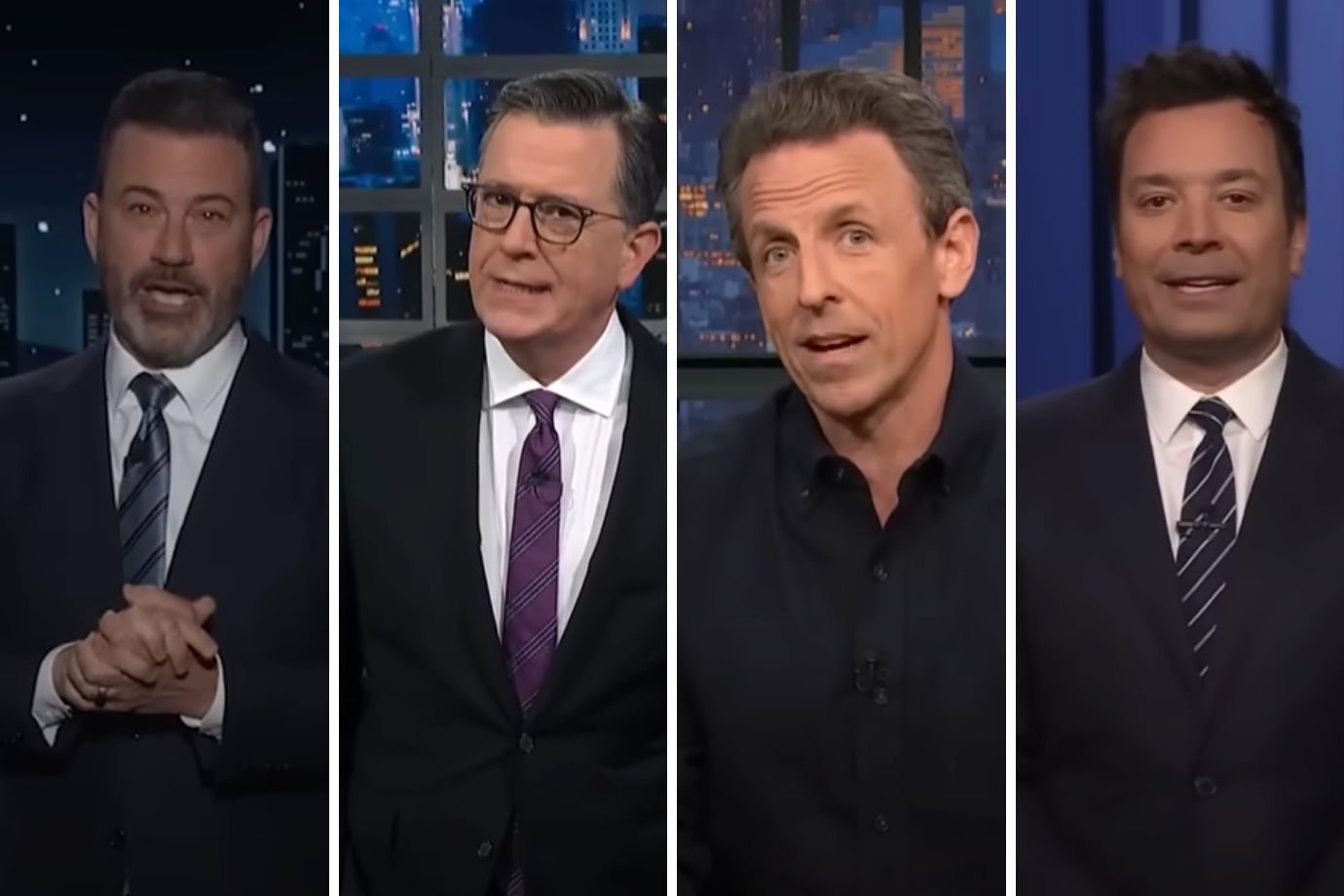 Late night show hosts react to US election