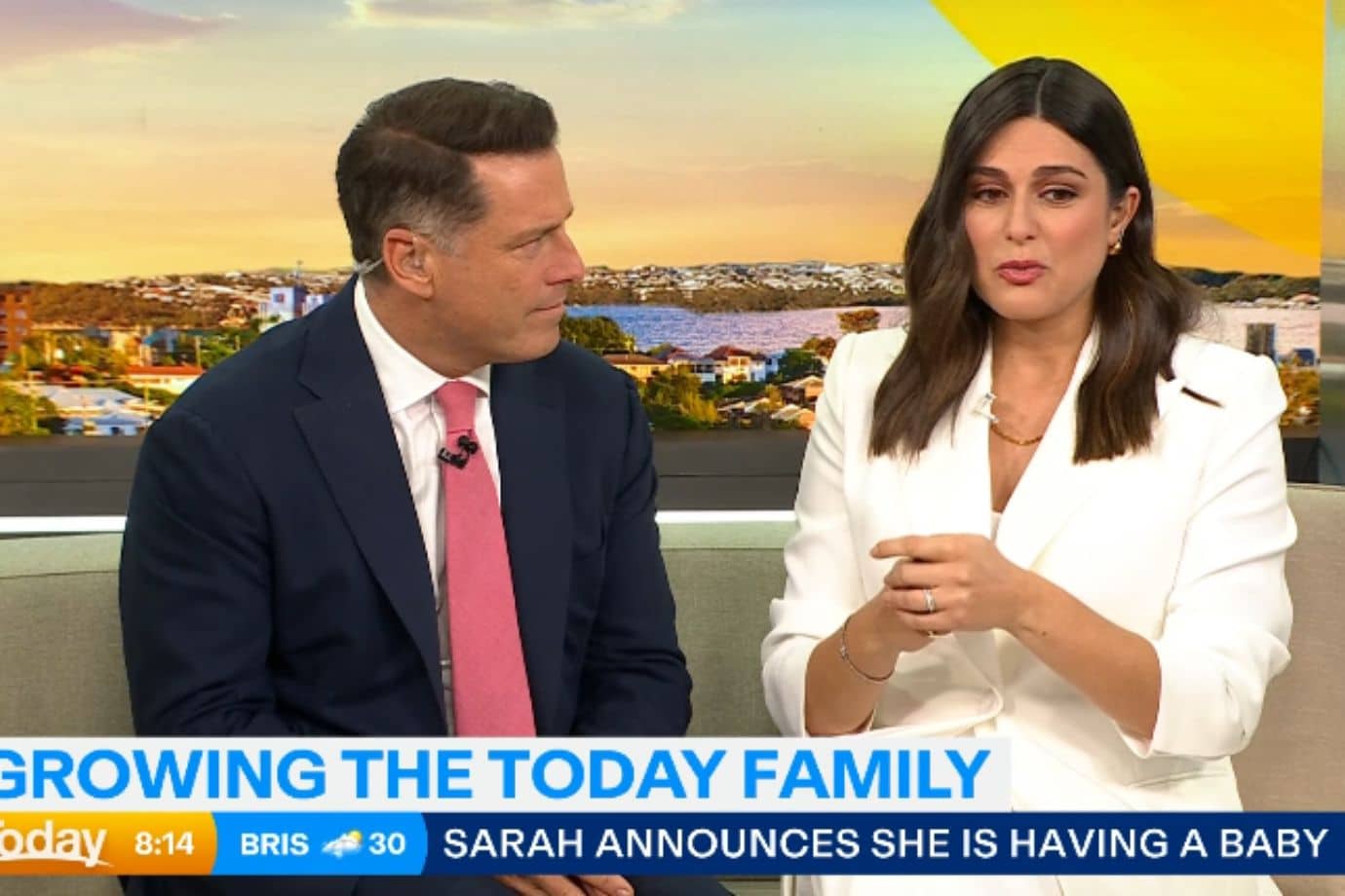 Sarah Abo's emotional announcement on pregnancy after loss
